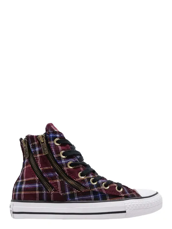 CONVERSE Chuck Taylor All Star Double Zip High-top Sneakers - Red