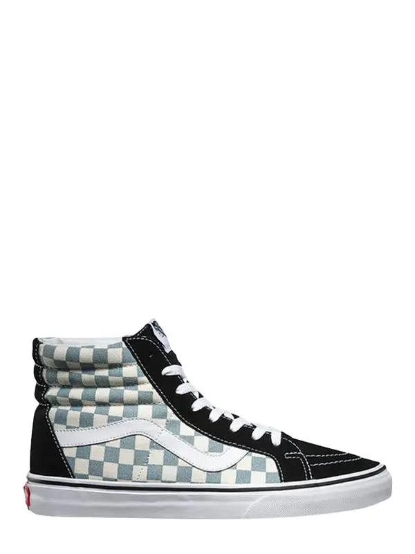 VANS Sk8-hi Reissue Checkerboard High-top Sneakers - Black