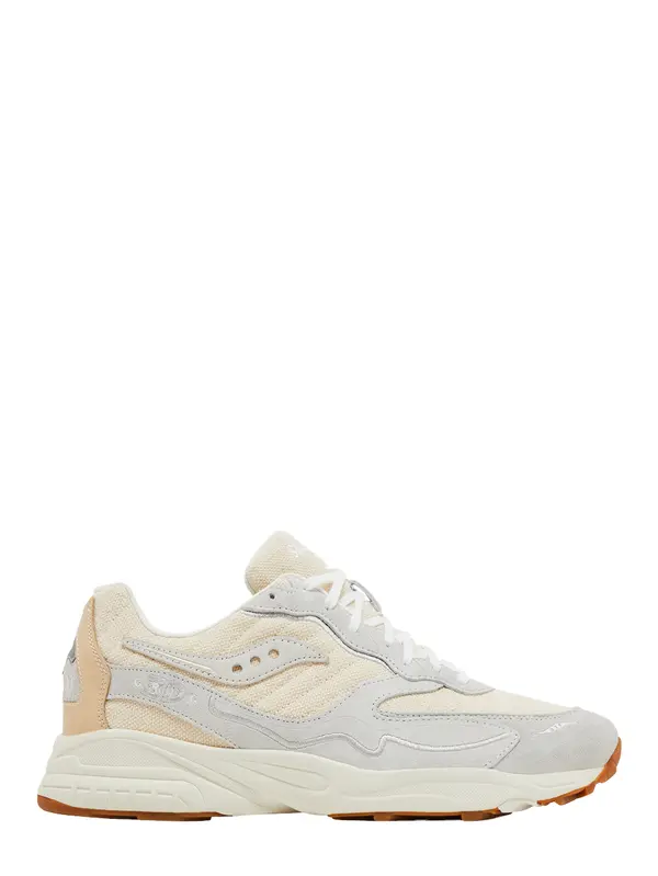 Saucony 3d Grid Hurricane Sneakers - Cream