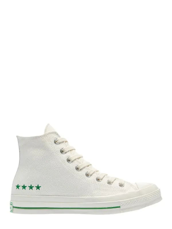 CONVERSE Chuck 70 High 'green Stars - White