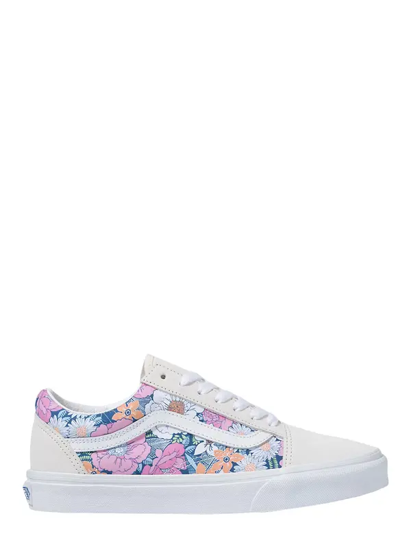 VANS Old Skool Retro Floral Sneakers - White