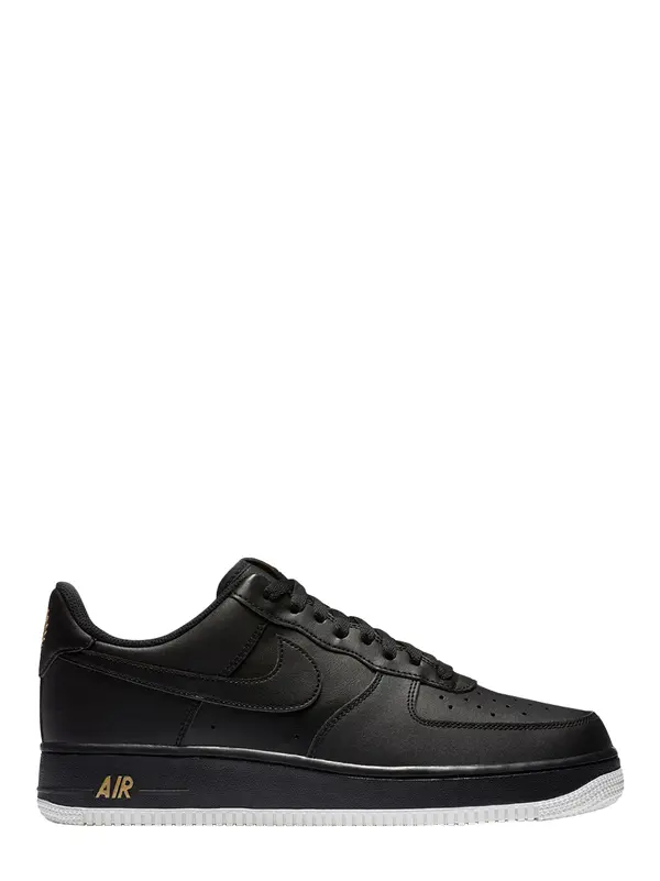 Nike Air Force 1 Low '07 'leaf Crest Logo' Sneakers - Black