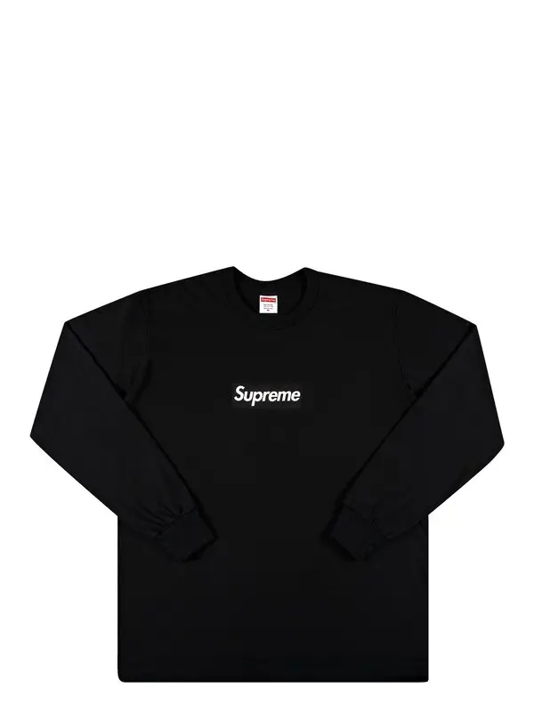 Supreme Box Logo Long-sleeve Tee - Black