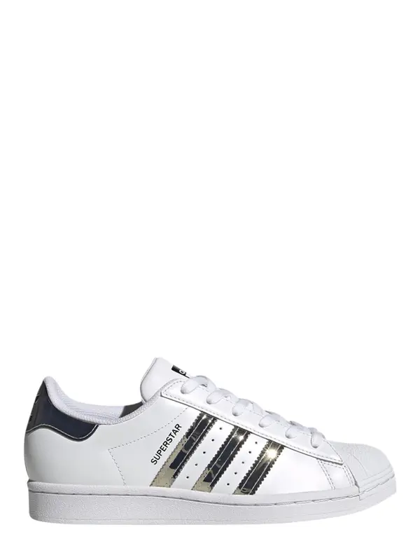 Adidas Superstar Metallic 3 Stripes Sneakers - White