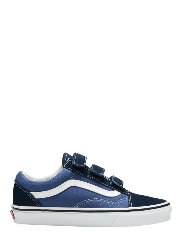 VANS Old Skool Suede Canvas Velcro Sneakers - Blue