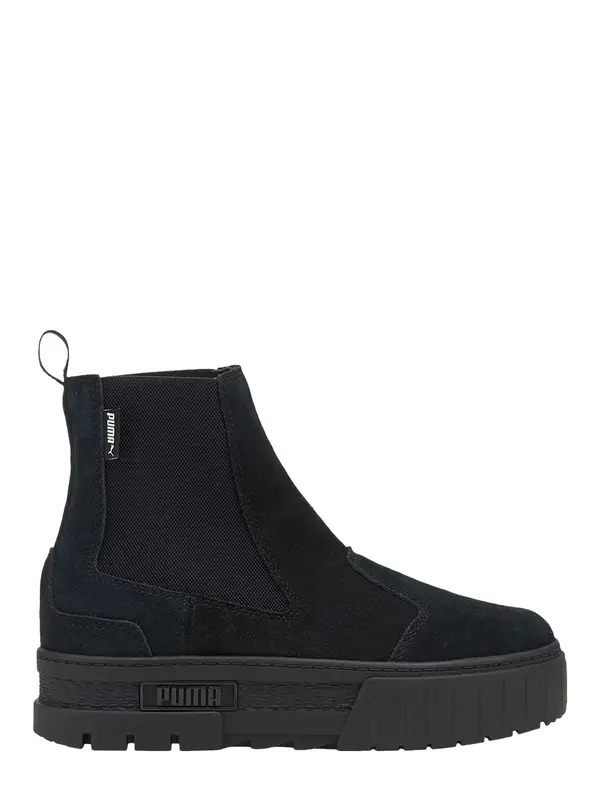 PUMA Mayze Chelsea Suede Boots - Black