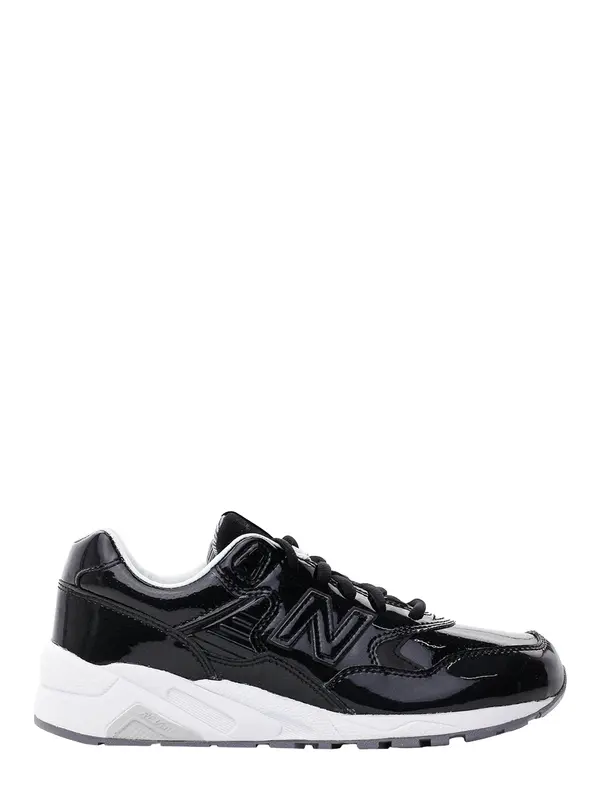 NEW BALANCE 580 Patent Leather Sneakers - Black