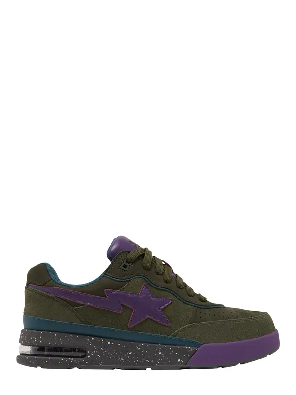 BAPE Roadsta #2 'skunk' Sneakers - Green