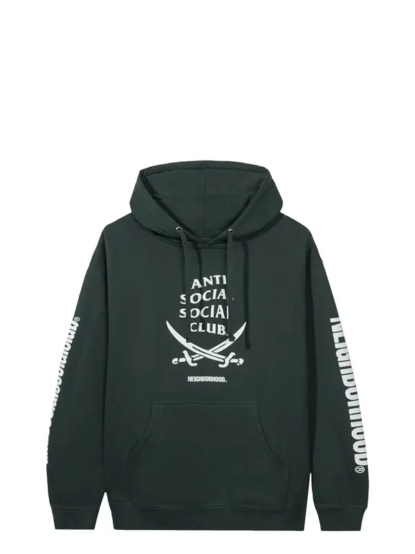 ANTI SOCIAL SOCIAL CLUB X Neighborhood 6ix Hoodie - Green