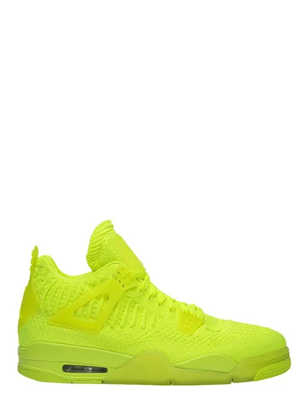 JORDAN 4 Retro Flyknit - Yellow