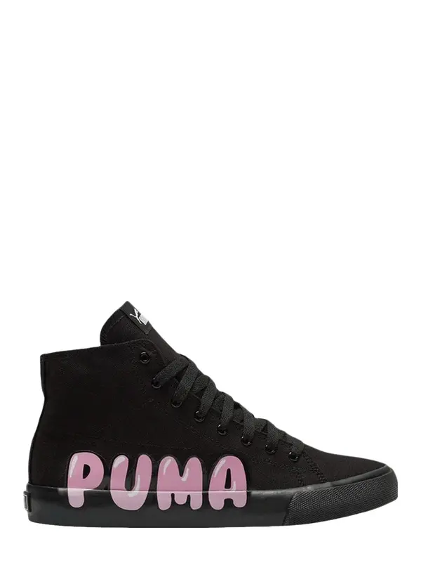 PUMA Bari Mid Logo Sneakers - Black