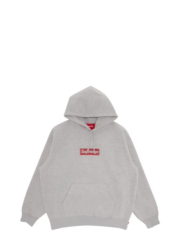Supreme Inside Out Box Logo Hooded Sweatshirt - Grey