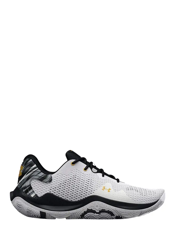 Under Armour Spawn 4 Printed Athletic Sneakers - White