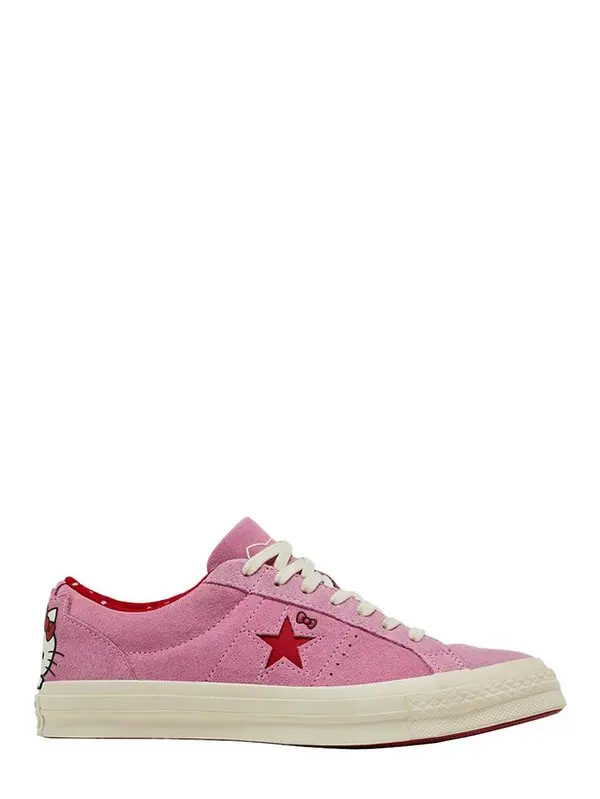 CONVERSE X Hello Kitty One Star Suede Low Top - Pink