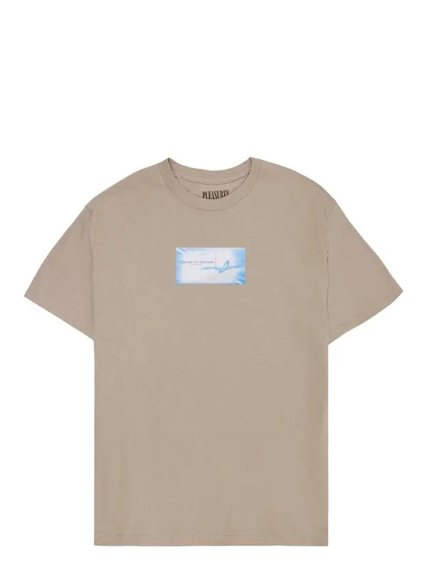 PLEASURES Contacts T-shirt - Tan