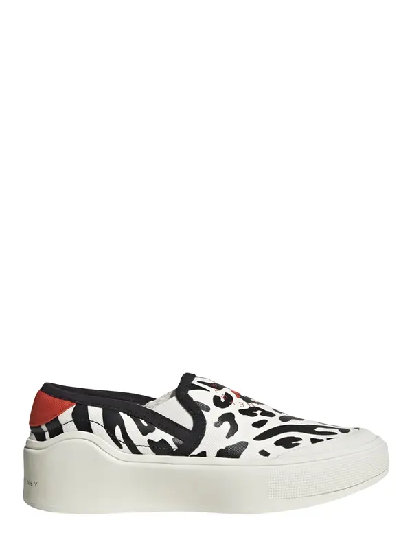 Adidas Stella Mccartney X Court Slip-on Sneakers - White