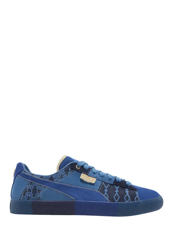 PUMA Dapper Dan X Clyde Vintage Sneakers - Blue