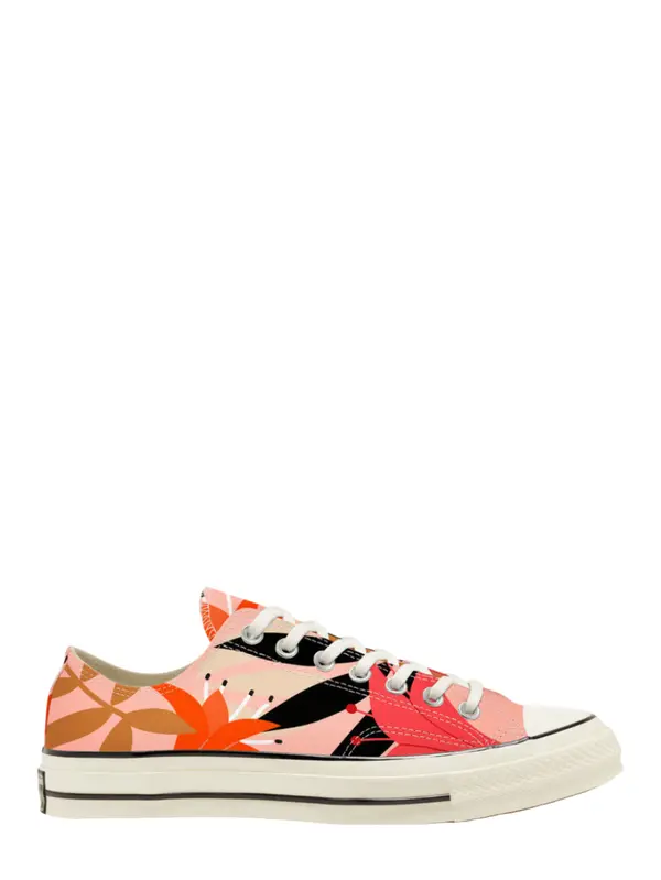 CONVERSE Chuck 70 Low 'floral Print' Sneakers - Pink