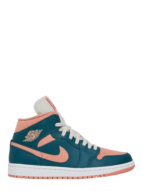 JORDAN 1 Mid High Top Sneakers - Teal