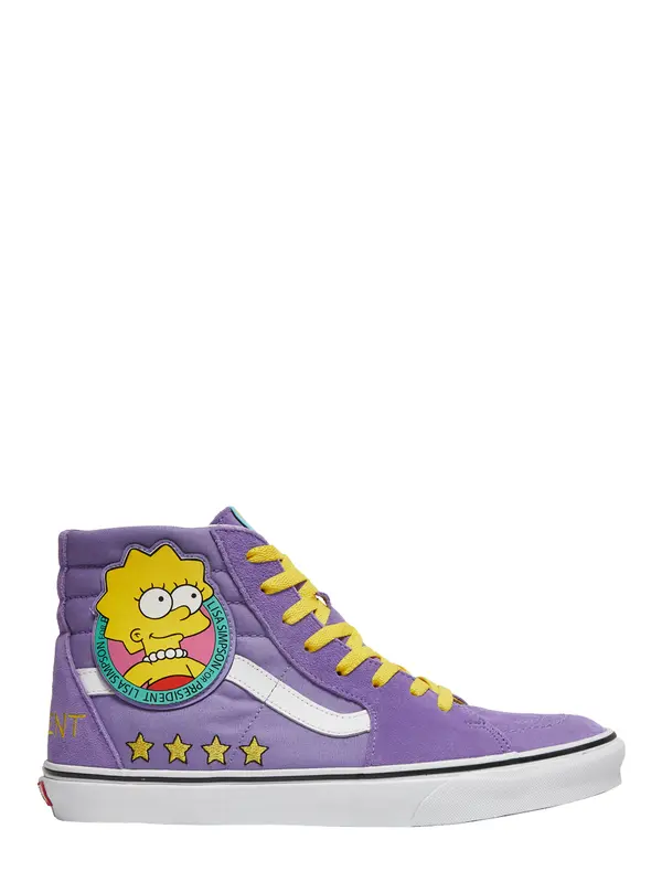 VANS X The Simpsons Sk8-hi 'lisa Prez' High-top Sneakers - Purple