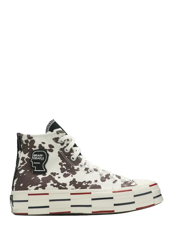 CONVERSE Brain Dead X Chuck 70 'cow Print' High Top Sneakers - White