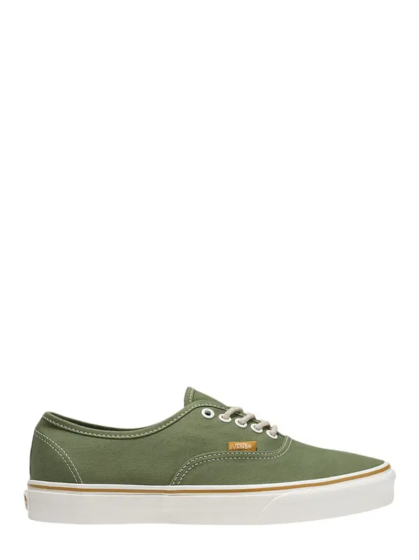 VANS Authentic Embroidered Check Loden Sneakers - Green
