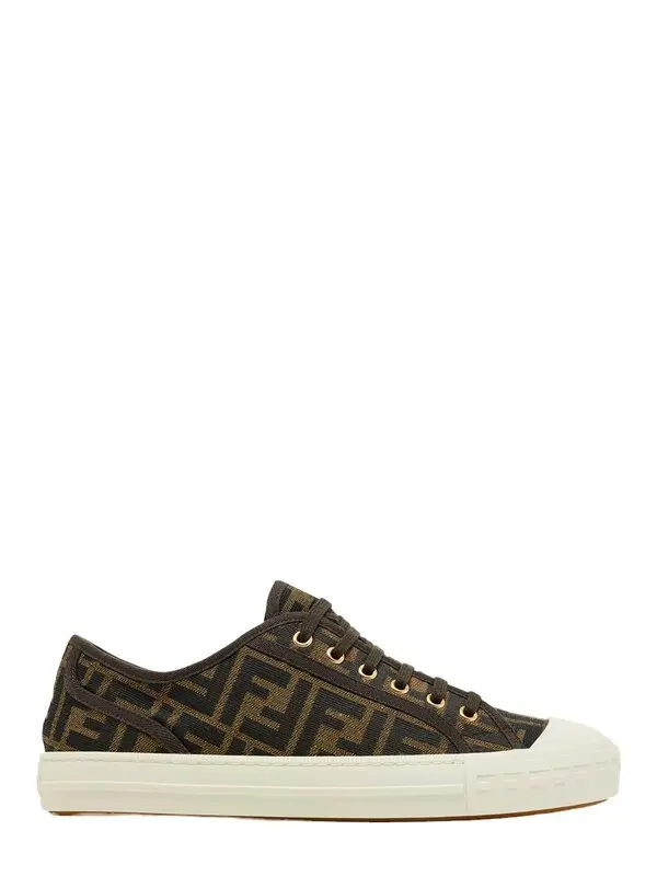 Fendi Domino Sneakers - Brown
