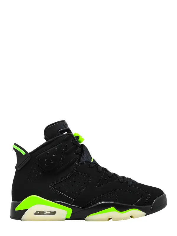 JORDAN Retro Electric Green Sneakers - Black