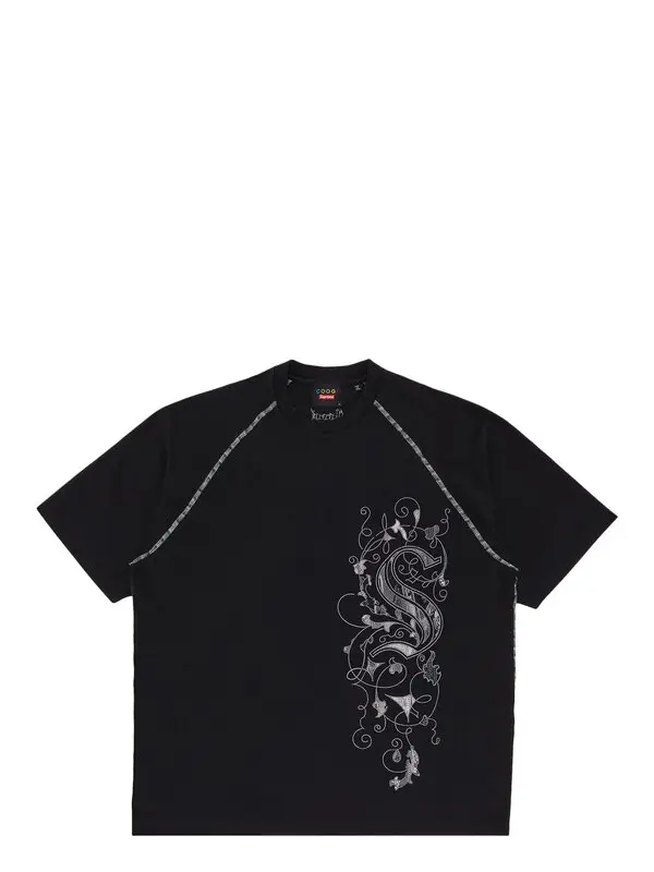 Supreme X Coogi Raglan Short-sleeve Top - Black