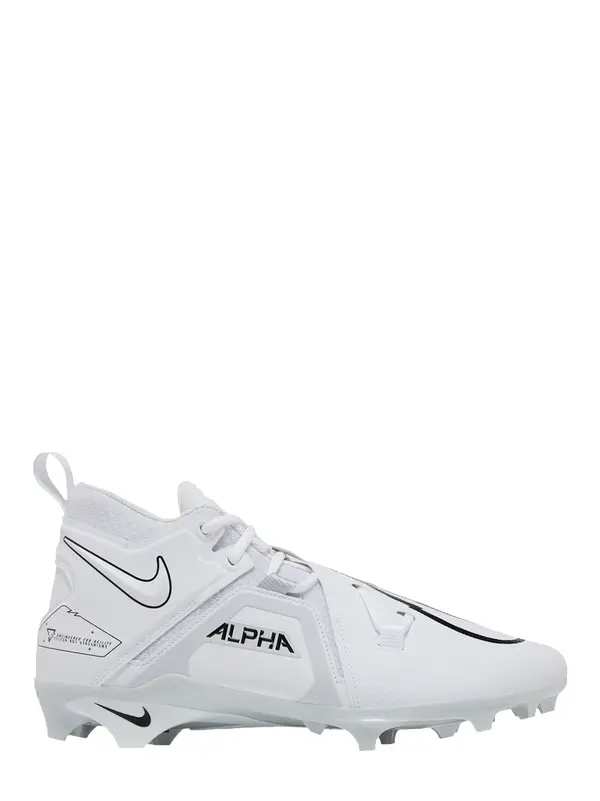 Nike Alpha Menace Pro 3 Lace Up Sneakers - White
