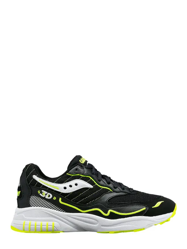 Saucony 3d Grid Hurricane Athletic Sneakers - Black
