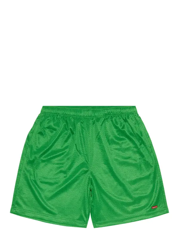 Supreme Small Box Baggy Mesh Short - Green