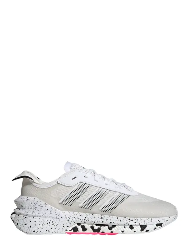 Adidas Avryn Lucid Pink Speckled Sneakers - White