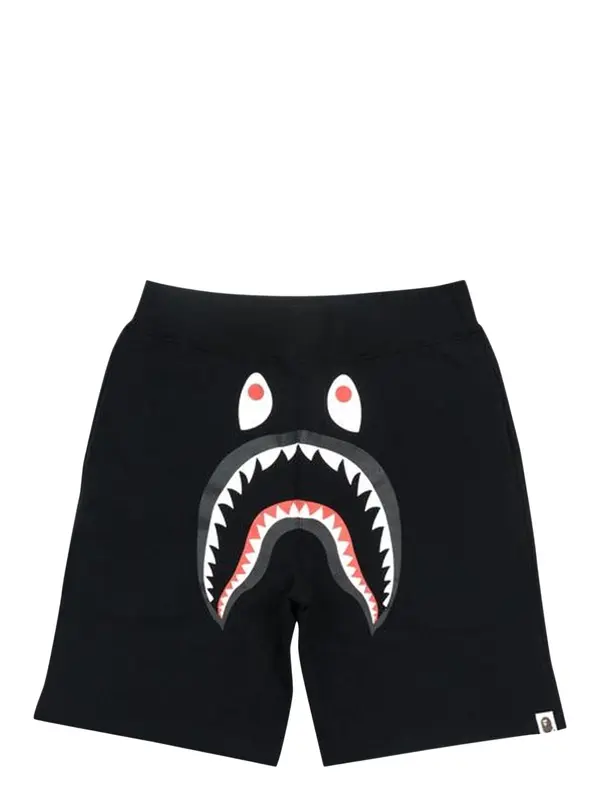BAPE Shark Sweatshorts - Black