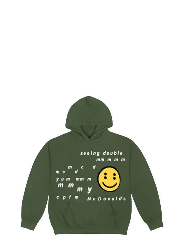 CACTUS PLANT FLEA MARKET X Mcdonald's Seeing Double Hoodie - Green