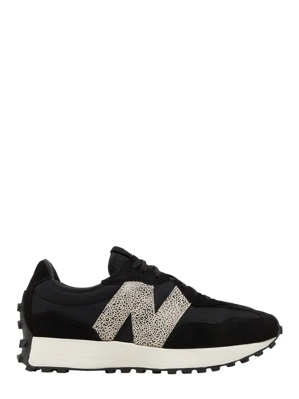 NEW BALANCE 327 Leopard Sneakers - Black