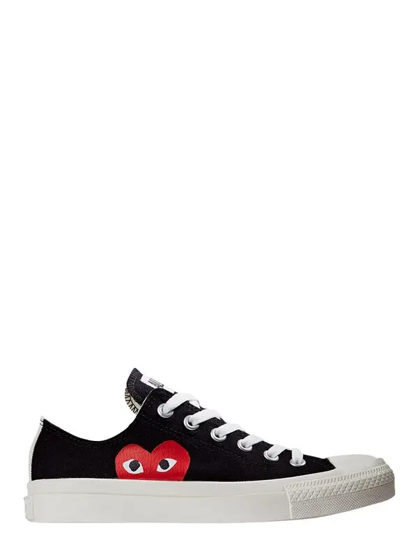 CONVERSE Comme Des Garçons Play X Chuck Taylor All Star Low Sneakers - Black
