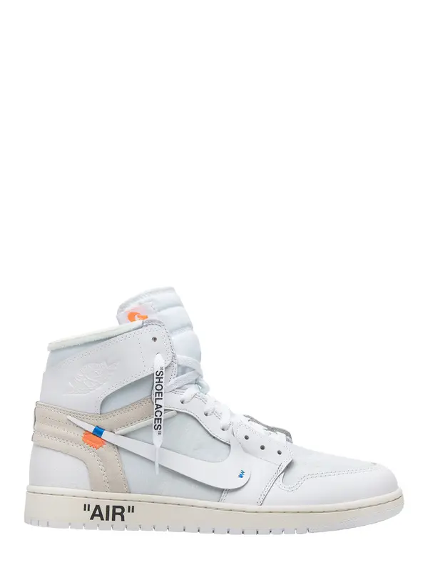 JORDAN Off- X 1 Retro High Og Sneakers - White