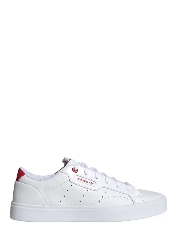 Adidas Sleek Heart Embossed Sneakers - White