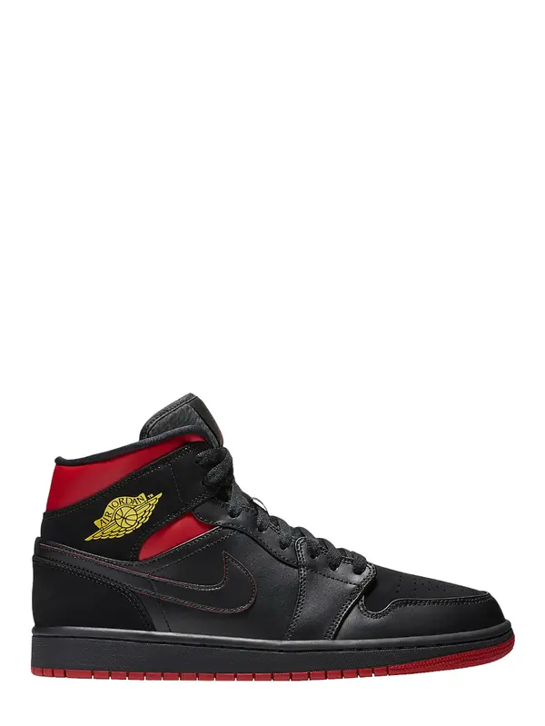 JORDAN 1 Retro Mid 'last Shot' Sneaker - Black
