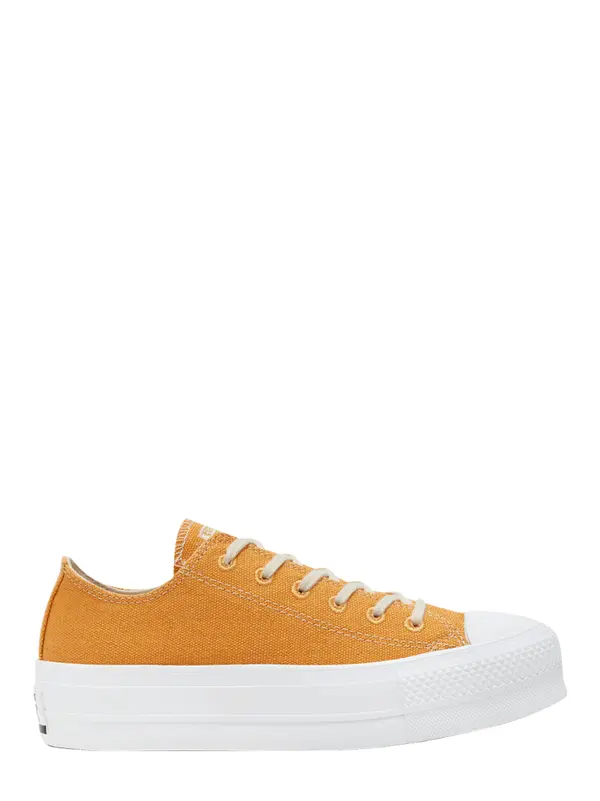 CONVERSE Renew Cotton Chuck Taylor All Star Platform Low Top Sneakers - Orange