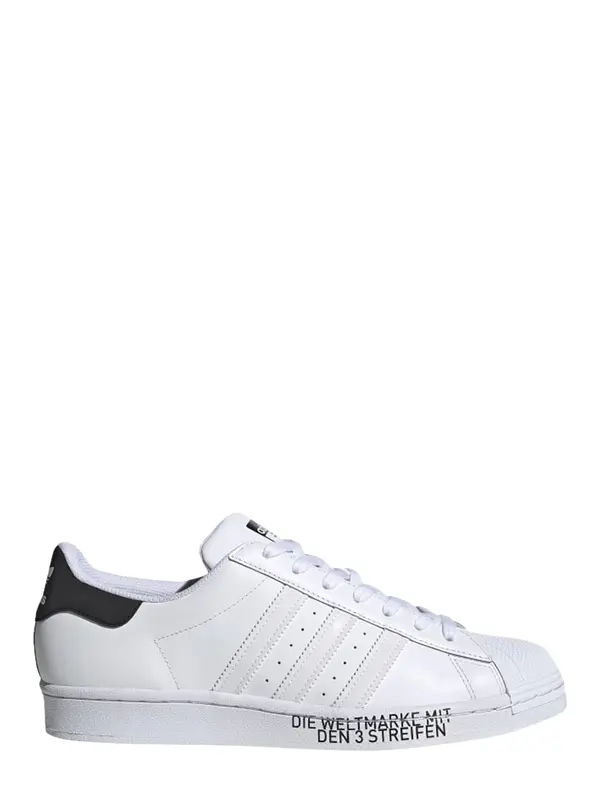 Adidas Superstar German Side Print - White