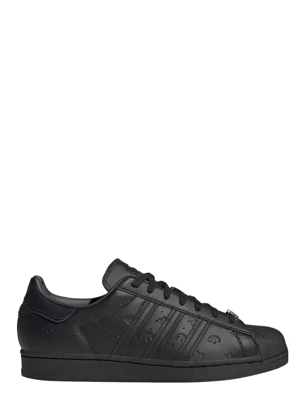 Adidas Superstar Allover Debossed Trefoils Sneakers - Black