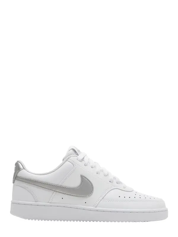 Nike Court Vision Low Metallic Sneakers - White
