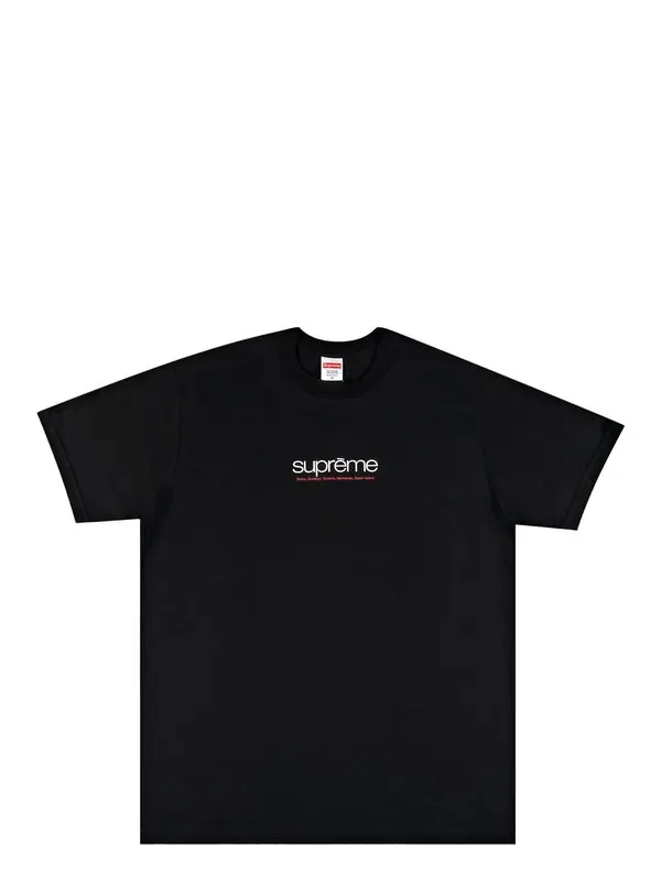 Supreme Five Boroughs Tee - Black