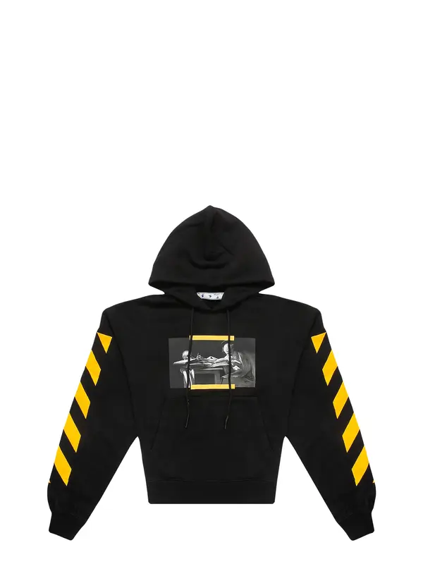 Off-White Caravaggio Painting Over Hoodie - Black