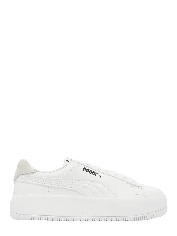 PUMA Lily Platform Leather Sneakers - White