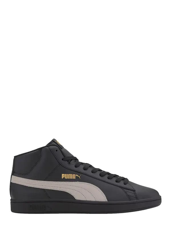 PUMA Smash V2 Mid Top Sneakers - Black