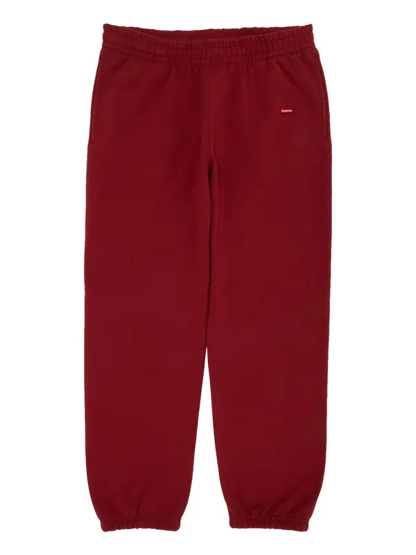Supreme Small Box Sweatpant 'dark - Red