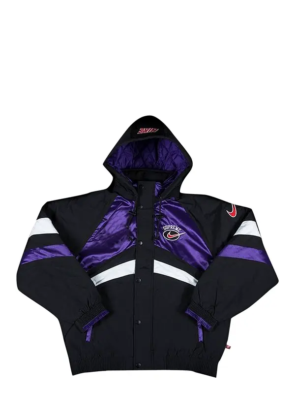 Supreme X Nike Hooded Sport Jacket - Purple